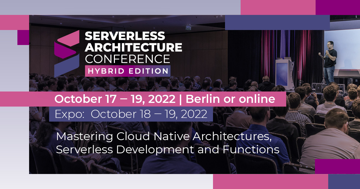 Hybrid Conference Concept Berlin - Serverless Architecture Conference